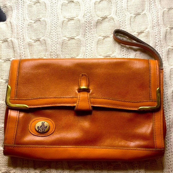 Bags | Vintage Tan Leather Bag | Poshmark